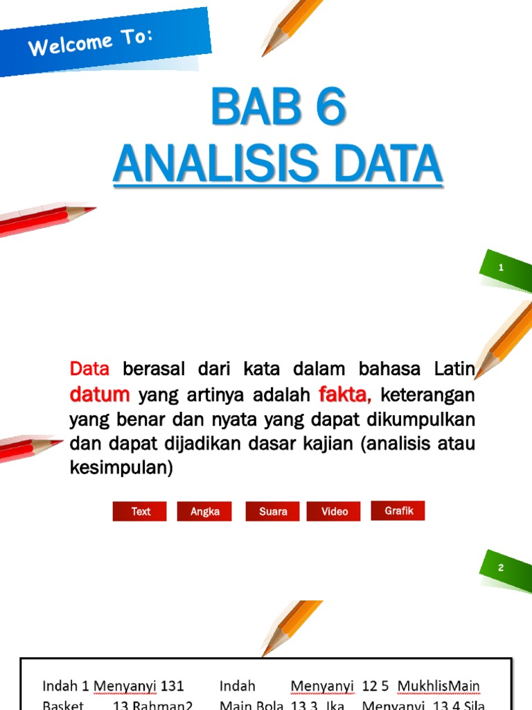 Analisis data presentation | PDF