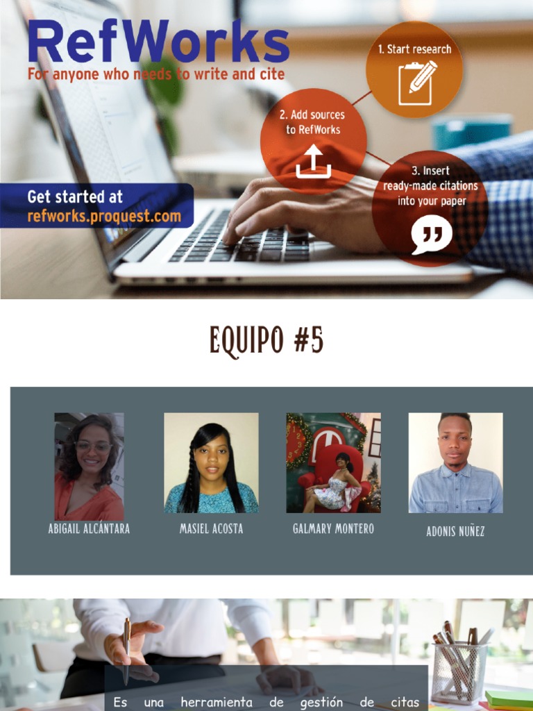 Guía de uso de RefWorks para bibliografías | PDF