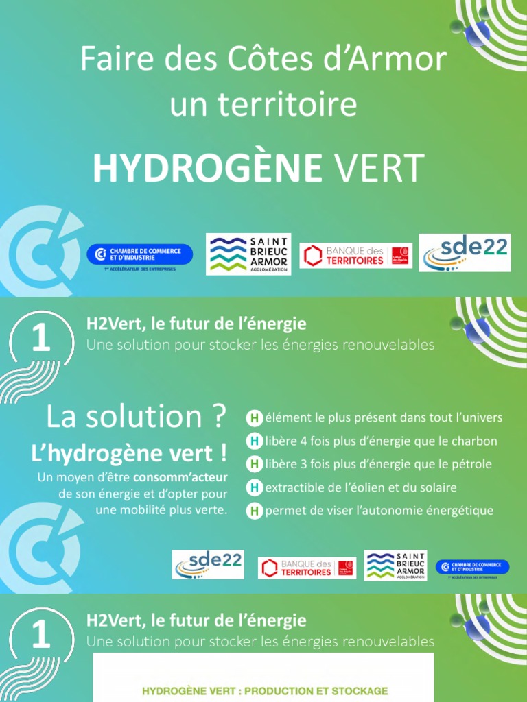 Hydrogène Vert : Transition Énergétique en Côtes d'Armor | PDF