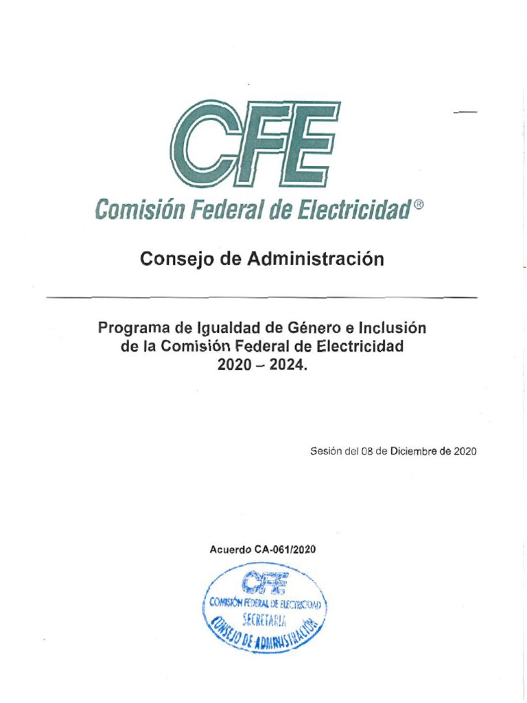 Anexo-2 - Programa Cfe | PDF