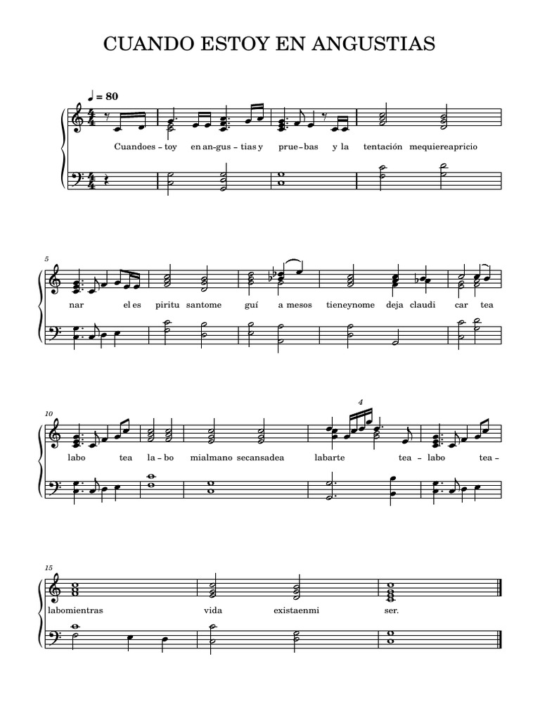 Te Alabo | PDF