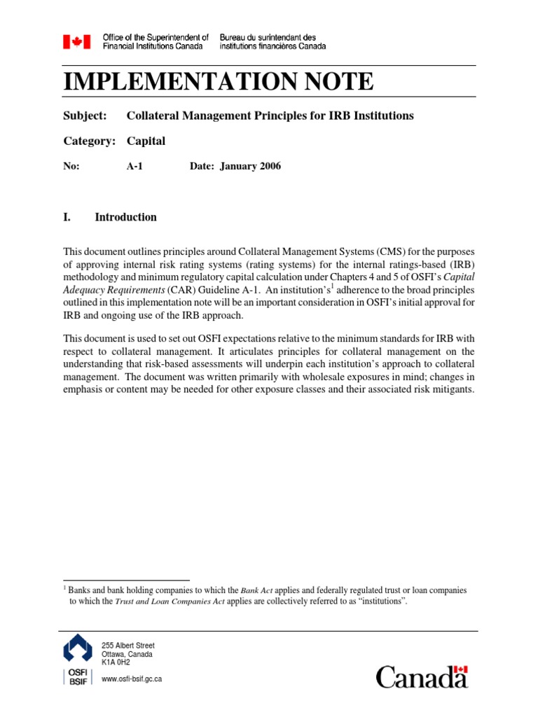Collateral Management Practice | PDF | Risk | Risk Management