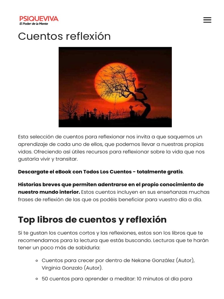 Psiqueviva Com Cuentos Reflexion | PDF | Amor | Sufrimiento