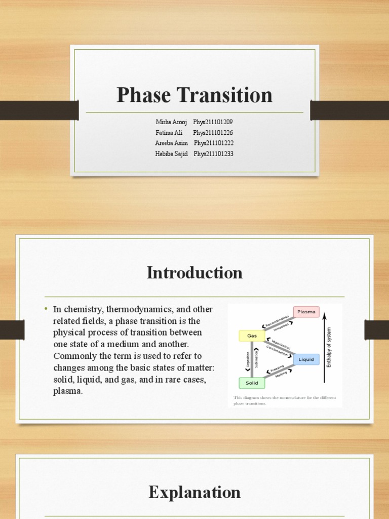 Phase Transition | PDF | Phase Transition | Phase (Matter)