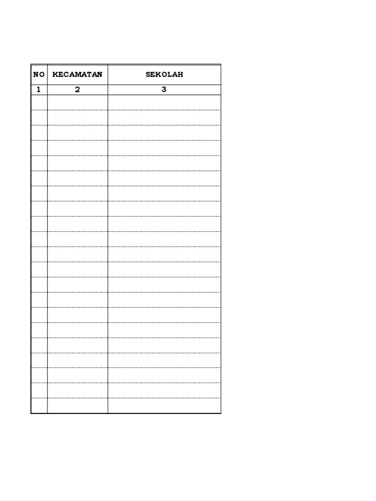 Contoh Data Kpa Dan Bendahara Sekolah Tahun 2023 | PDF
