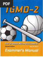 TGMD-2 Scoring | PDF