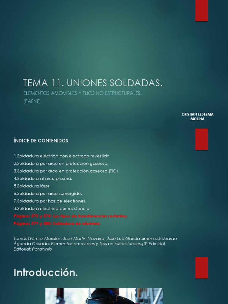 TEMA_11._UNIONES_SOLDADAS | PDF | Soldadura | Construcción