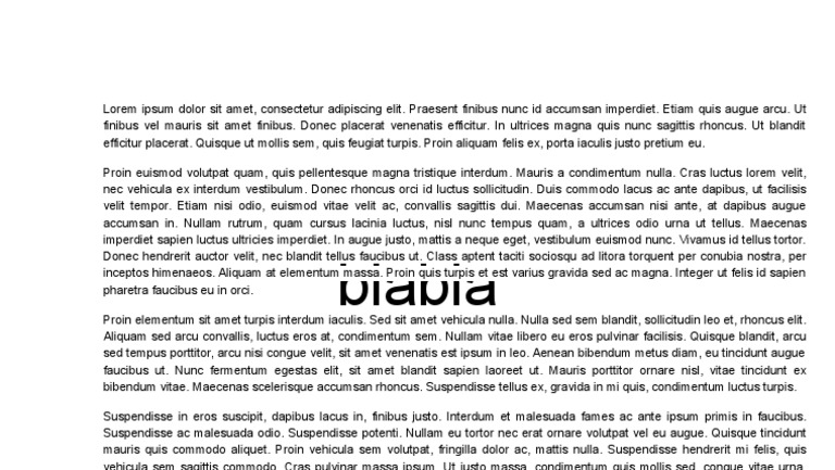 Presentation Sample About Bla Bla | PDF