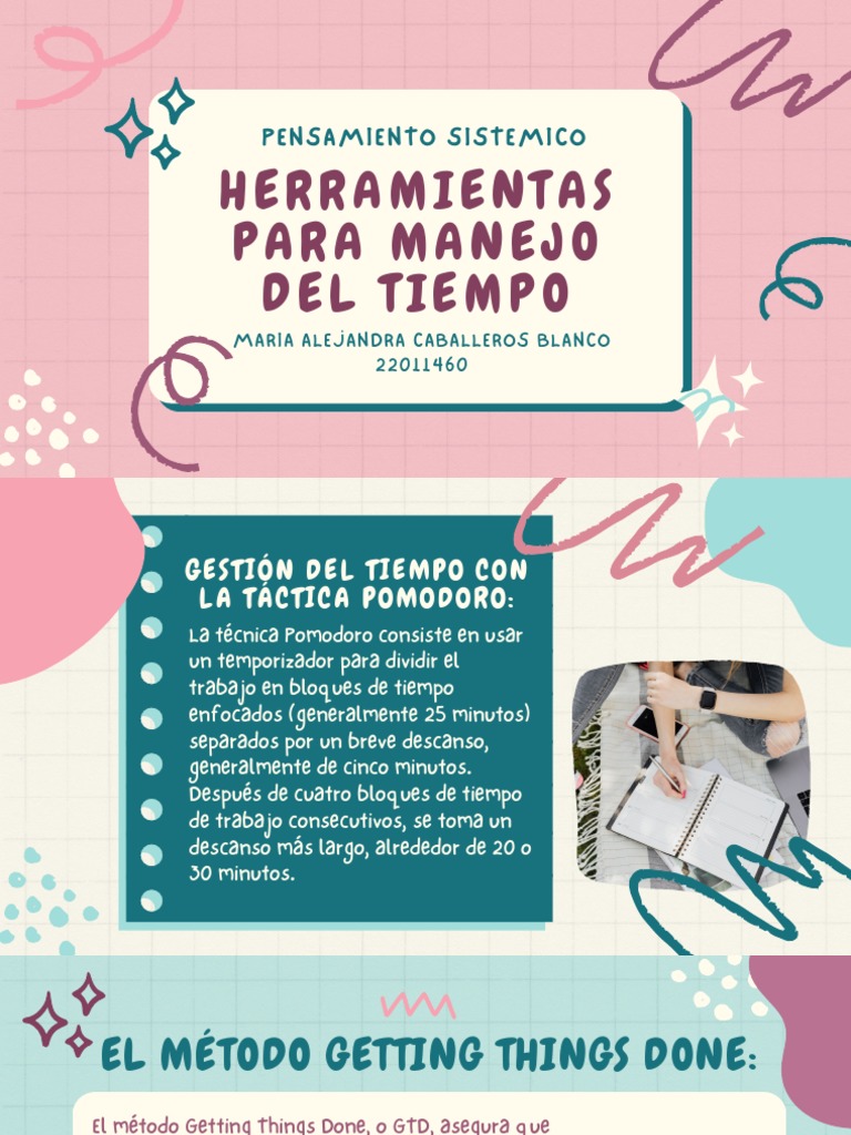 Herramientas para El Manejo Del Tiempo | PDF