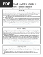 Chapter 6 Summary and Analysis | PDF | The Great Gatsby