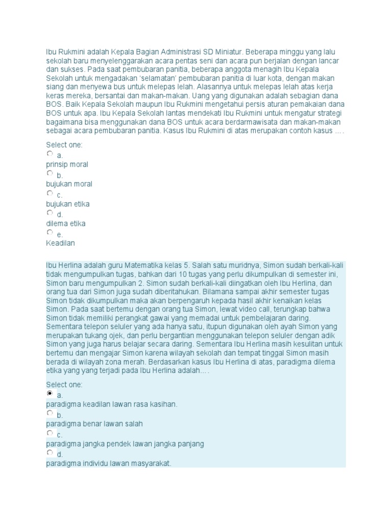 Pretest Modul 3 | PDF