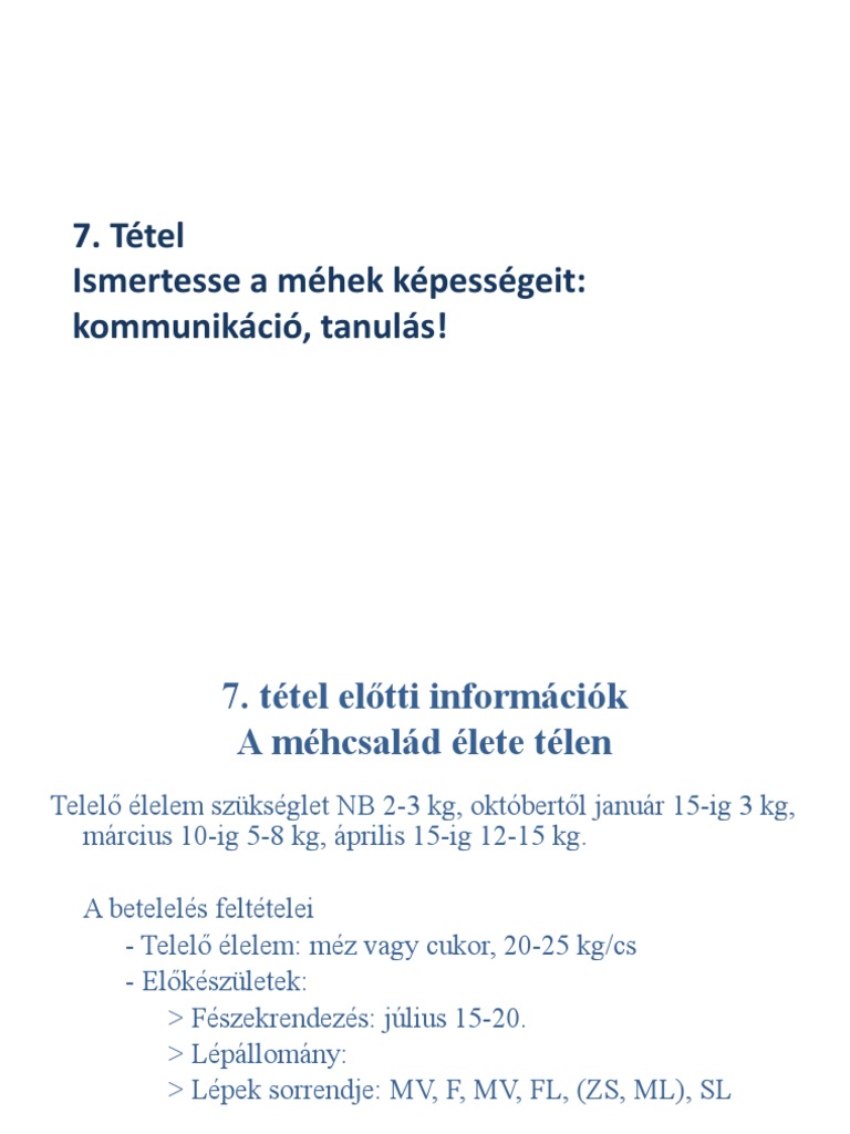 7 Tetel | PDF