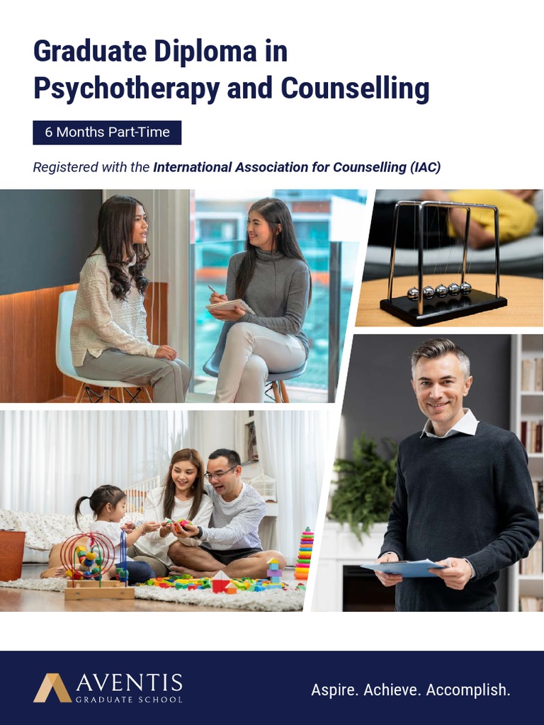 Graduate Diploma in Psychotherapy and Counselling (Jan 2022) | PDF ...