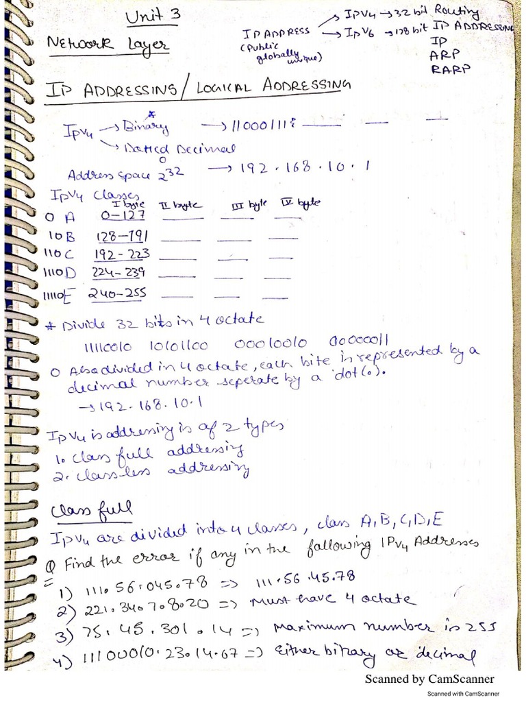 Computer Network Unit-3 | PDF