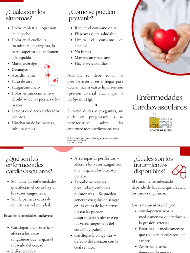 Brochure Enfermedades Cardiovasculares | PDF