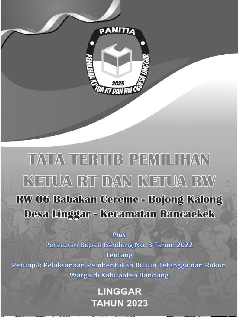 TATA TERTIB PEMILIHAN KETUA RW DAN KETUA RT+ | PDF