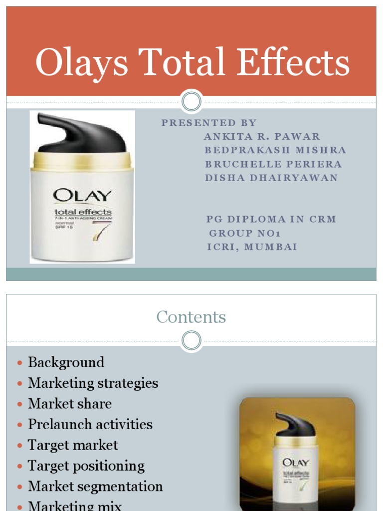 Olay Total Effects | PDF | Market Segmentation | Brand