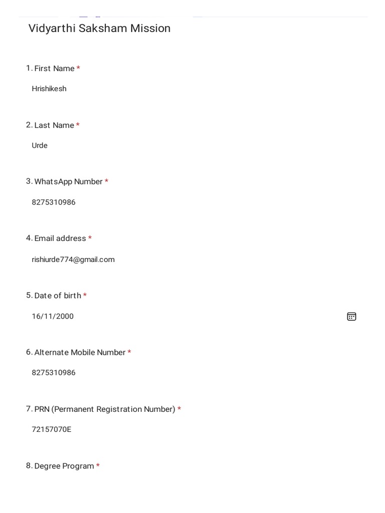 Vidyarthi Saksham Mission | PDF