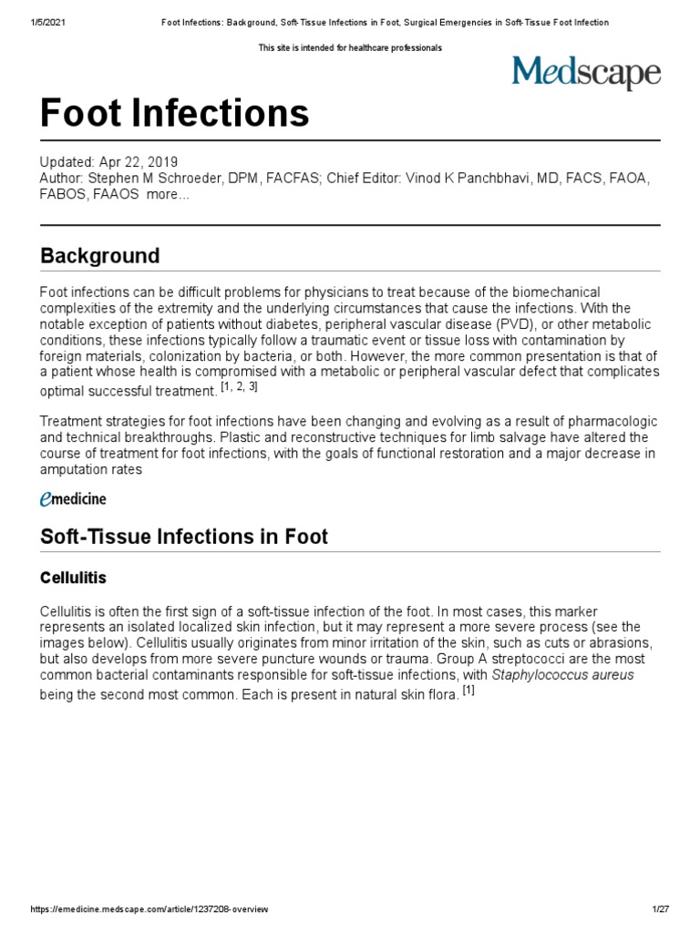 Foot Infections | PDF