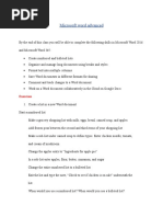 Word 2016 Practical Guide | PDF | Microsoft Word | Window (Computing)