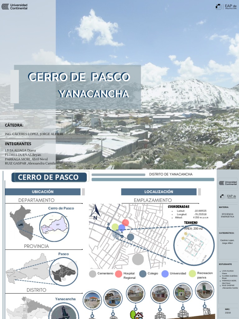 Ubicacion y Localización Cerro de Pasco | PDF