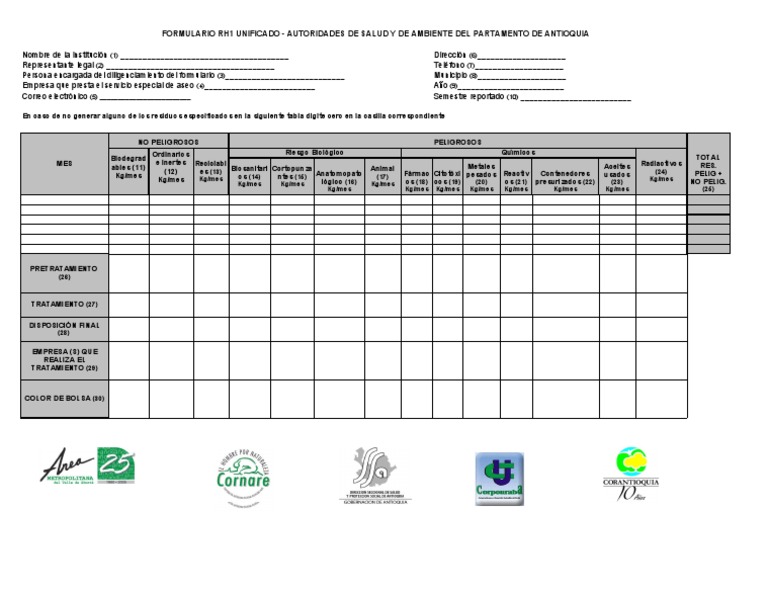 Formulario RH1 UNIFICADO | PDF | Ciencia y matemáticas