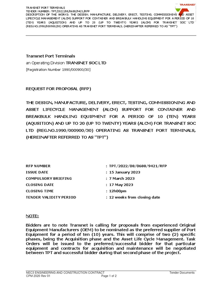 TPT20220806889421 RFP Part 1 | PDF | Stairs | Request For Proposal