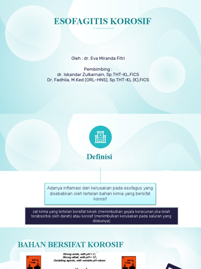 Panduan Esofagitis Korosif | PDF