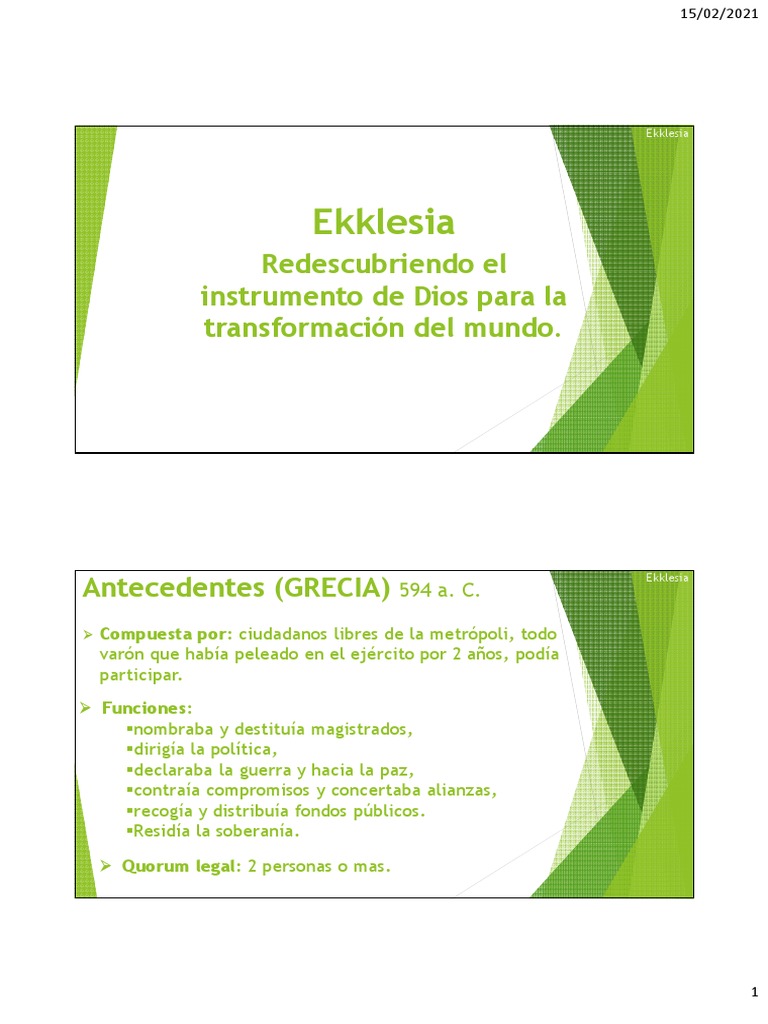 Ekklesia | PDF