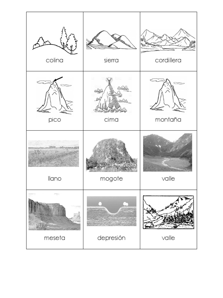 Formas de Relieve para Colorear | PDF