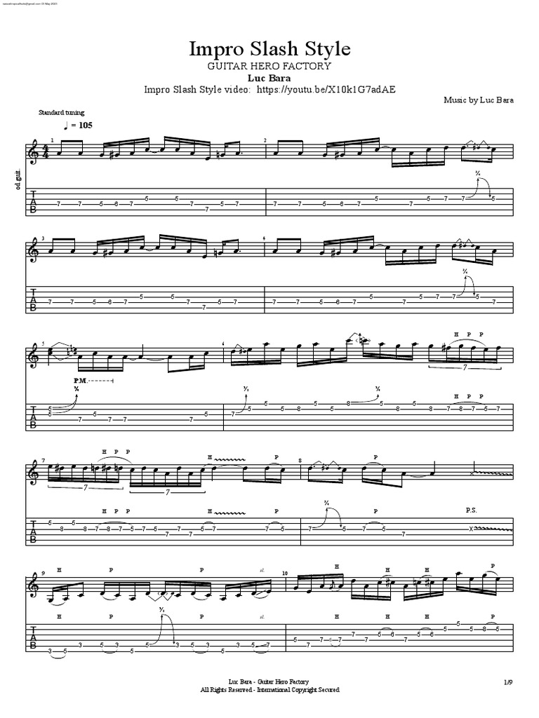 Impro Slash Style | PDF