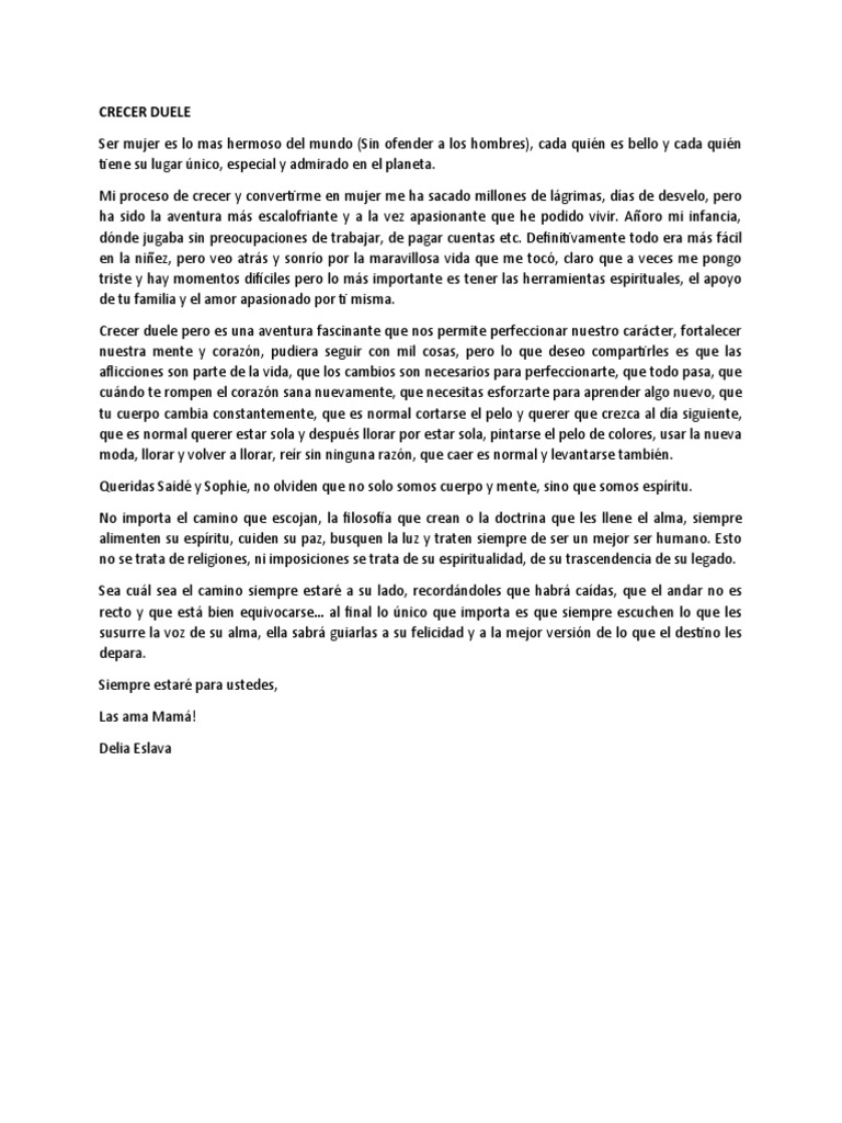 Crecer Duele | PDF