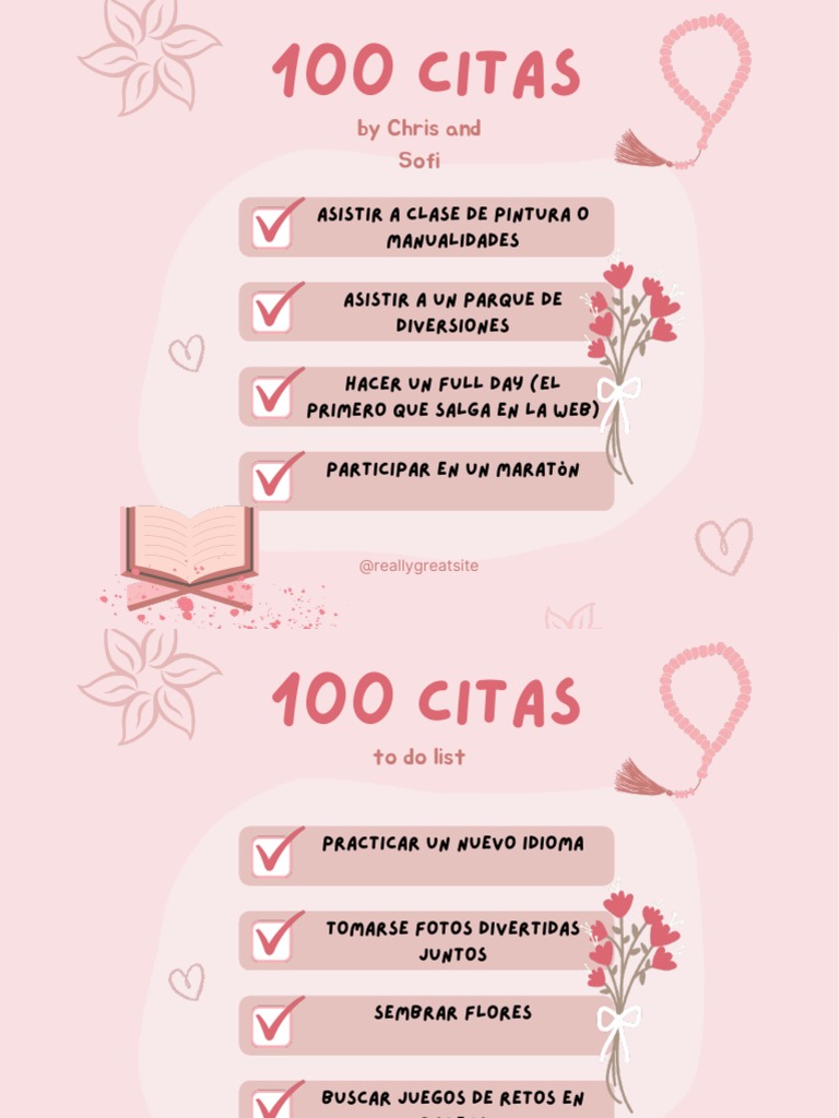 100 Ideas de Citas Creativas | PDF | Cocina, comidas y vino | Arte