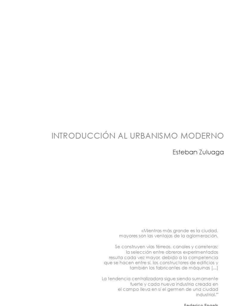 4.introduccion Al Urbanismo Moderno | PDF | Revolución industrial
