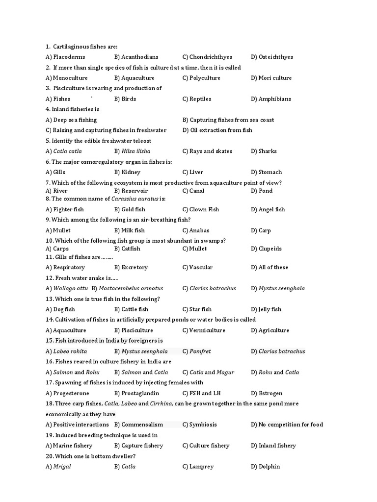 Theory Exam Practice Questions at Cert. Course in FBT | PDF