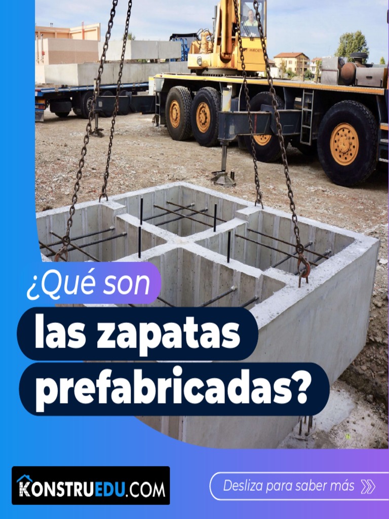 Zapatas Prefabricadas: Guía Completa | PDF
