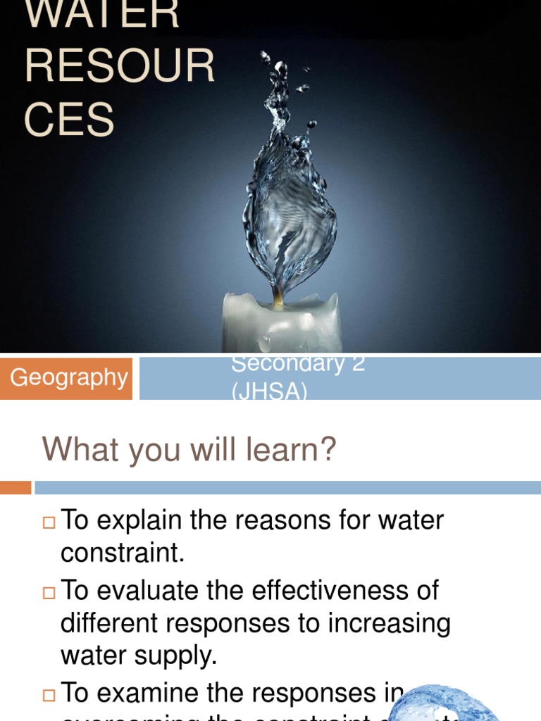 Water Resources | PDF | Water Resources | Fresh Water