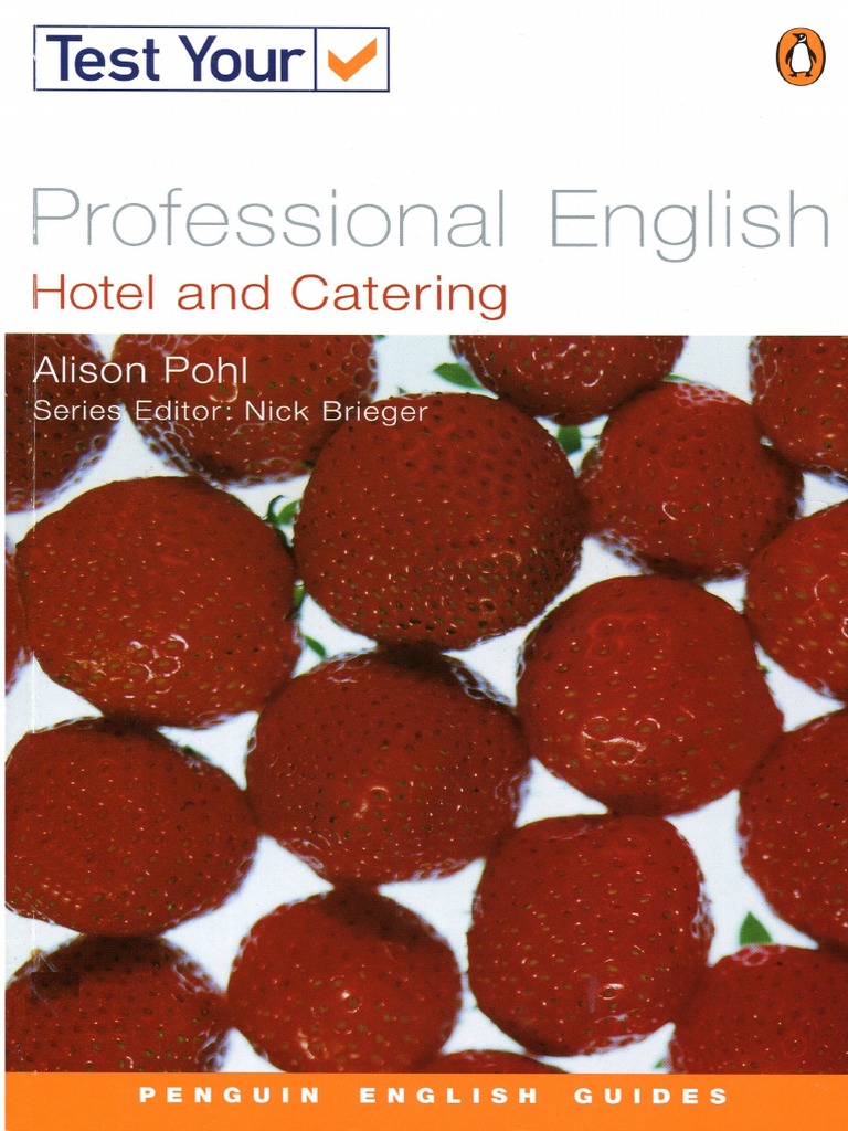 Test Your Professional English. Hotel and Catering | PDF