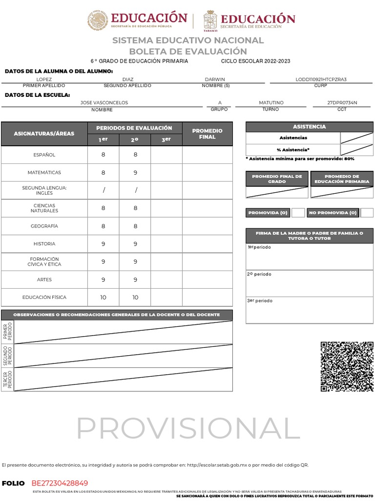 Be 27DPR0734N 6ma Lopez Diaz Darwin | PDF