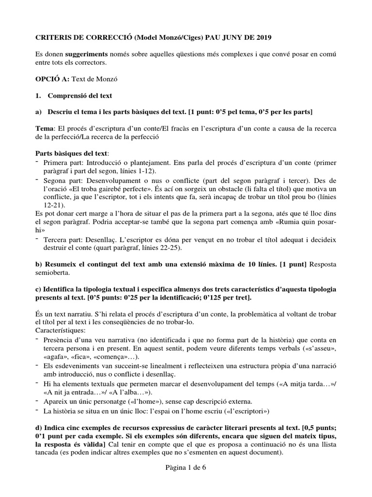 Crit Eris Correc Cio Juny 2019 | PDF