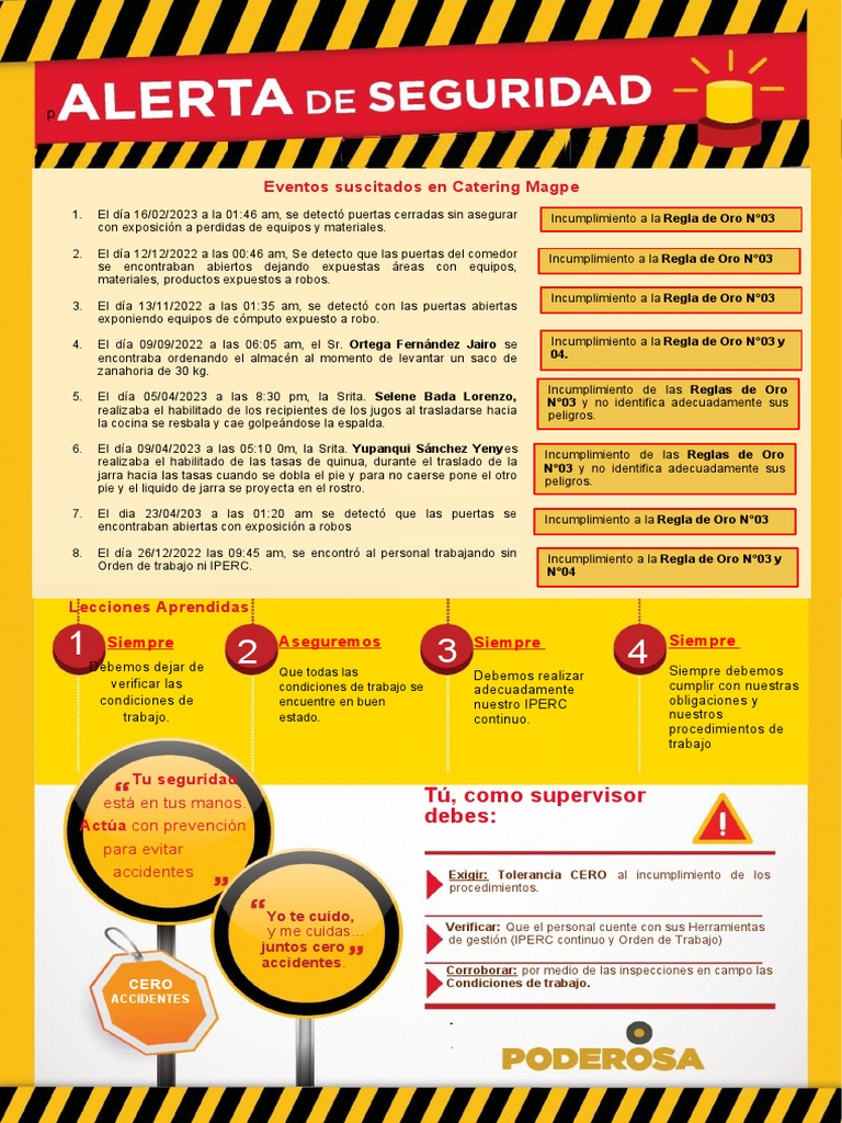 ALERTA DE SEGURIDAD DE Magpe | PDF