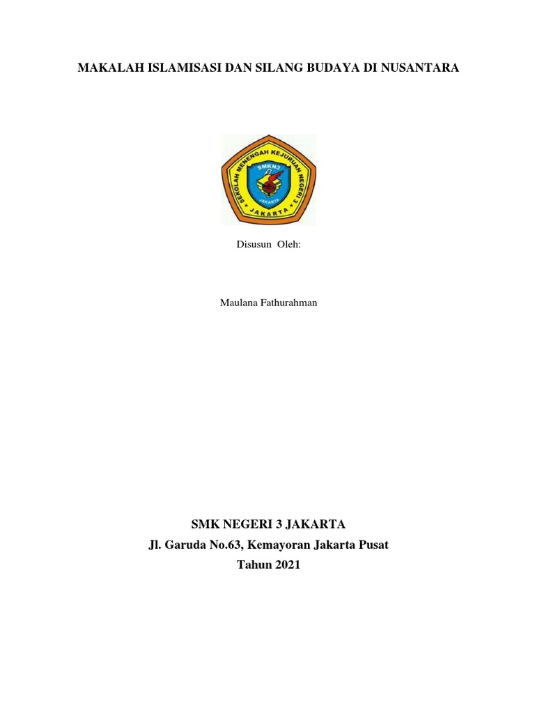 Makalah Islamisasi Dan Silang Budaya Nusantara | PDF