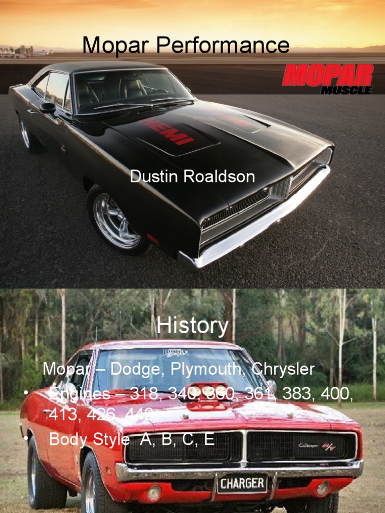 Mopar Performance Overview and Models | PDF