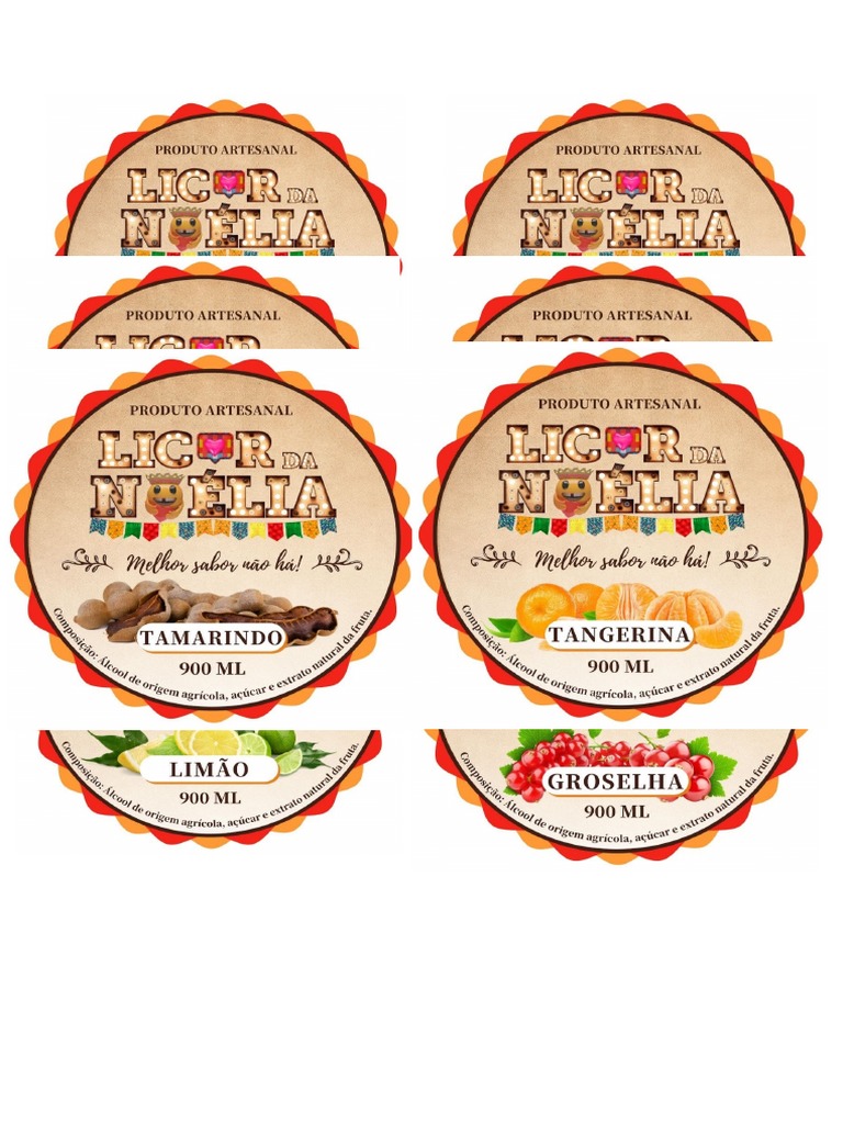 Rótulo Licor | PDF