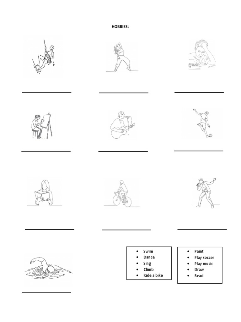 HOBBIES Likes and Dislikes | PDF | Poetry