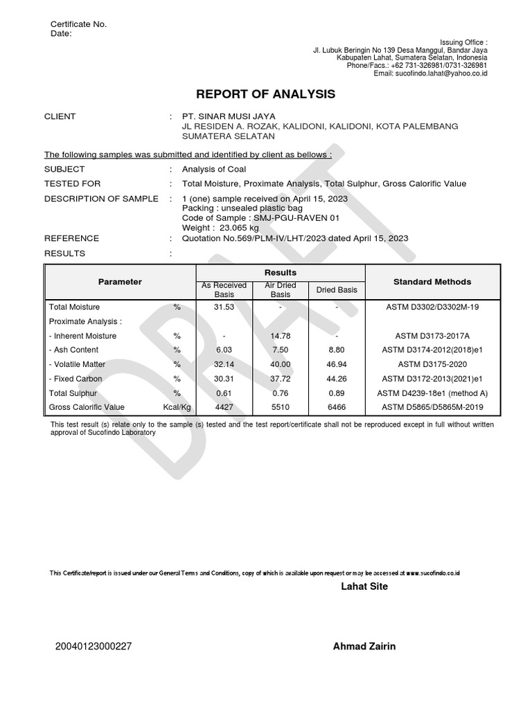 02 Draft Roa Smj-Pgu-Raven 01 | PDF | Materials | Fuels
