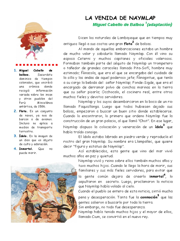 LECTURA-LA VENIDA DE NAYMLAP | PDF