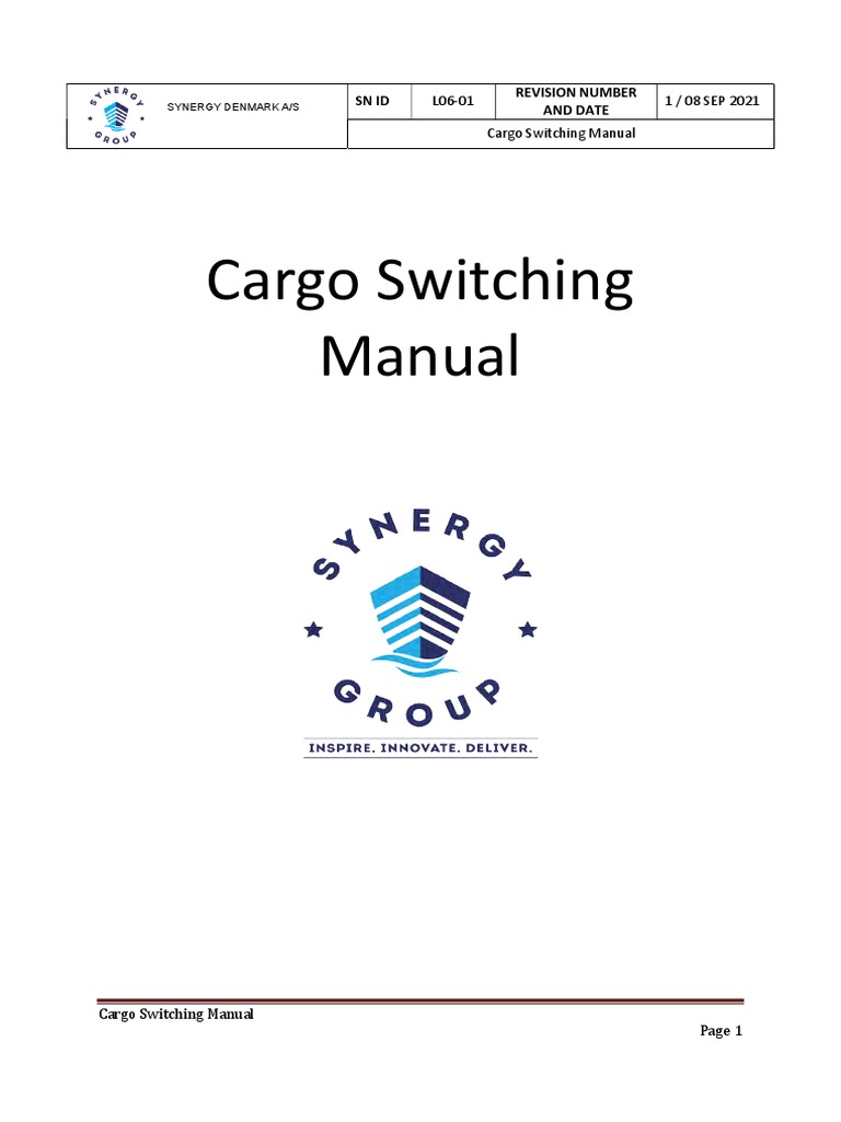 Cargo Switching Manual | PDF