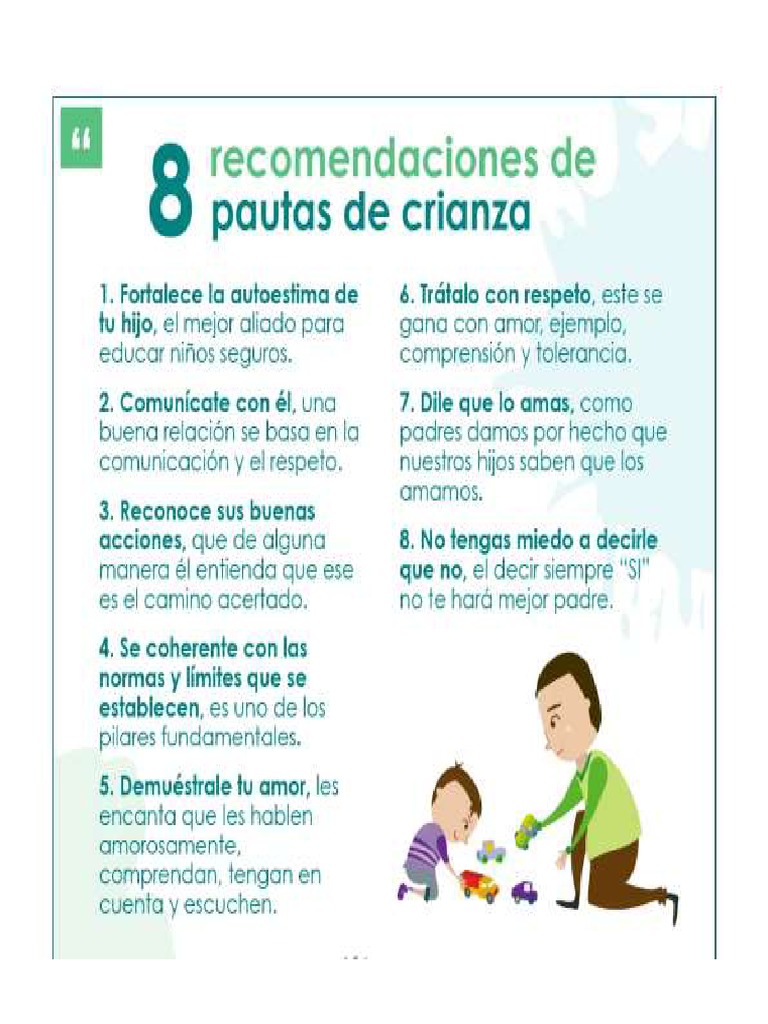 Afiche Pautas de Crianzas | PDF