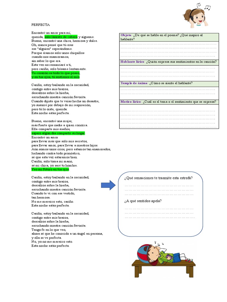 Cancion PERFECTA | PDF